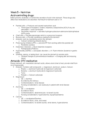 Study Guide-Pharmacologic+and+Parenteral+Therapies - 1 Pharmacological ...