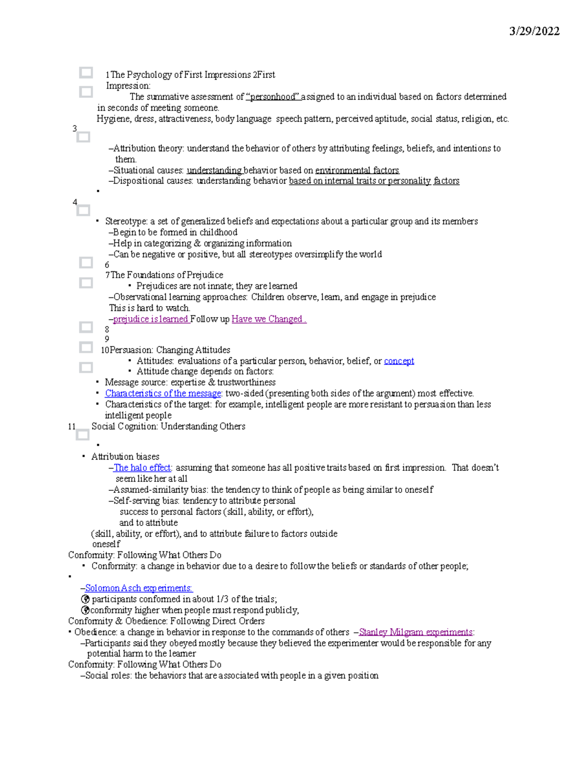 Notes chapter 12 - Provided by instructor before quiz - 3/29/ 1 The ...