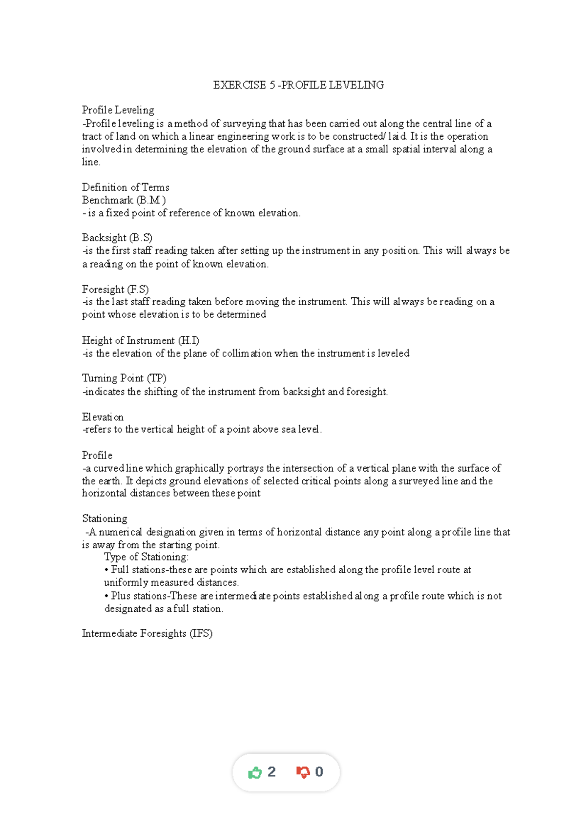 Dlstudocu - Lecture Notes of this material - EXERCISE 5 -PROFILE ...