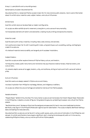 Q1 TG 1 - Activity 7 handouts - Group 1A: Manila Bonifacio Global City ...