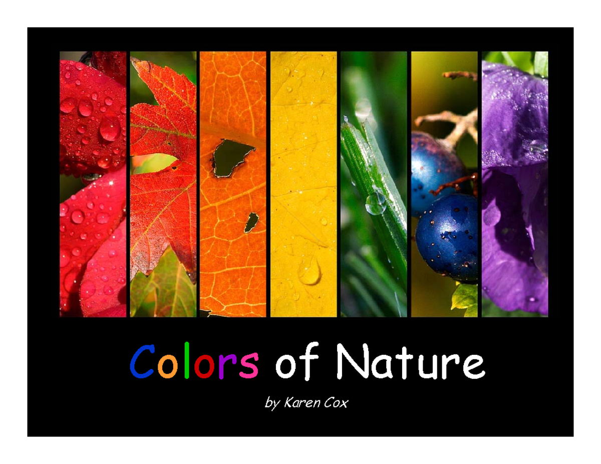 colors of nature - Inglés Básico - Colors of Nature by Karen Cox The ...