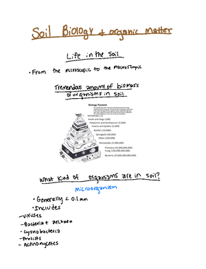 Soil Science Module 4 Notes - 2-13- Module 4 Soil Biology and Organic ...