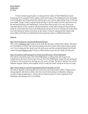 COM-263 - GCU - Elements of Intercultural Communication - Studocu