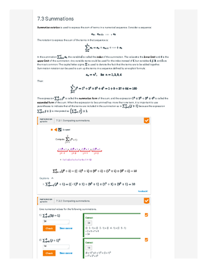 Section 7.1 - MAT 230 Discrete Mathematics zy Books - 7 Sequences A ...