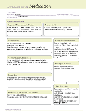 Salmonella infection - ati clinical work - ACTIVE LEARNING TEMPLATES ...