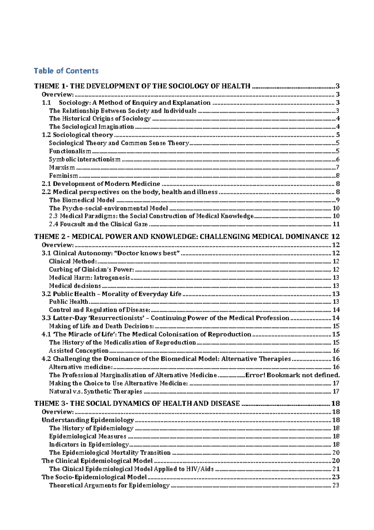 MGW Summary (2011 ) - Table of Contents THEME THE DEVELOPMENT OF THE ...