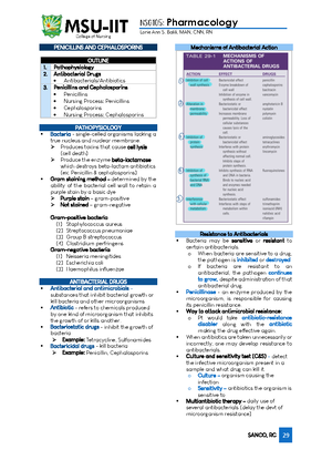 Chapter 1 (Drug Action-Pharmaceutic, Pharmacokinetic, Pharmacodynamic ...