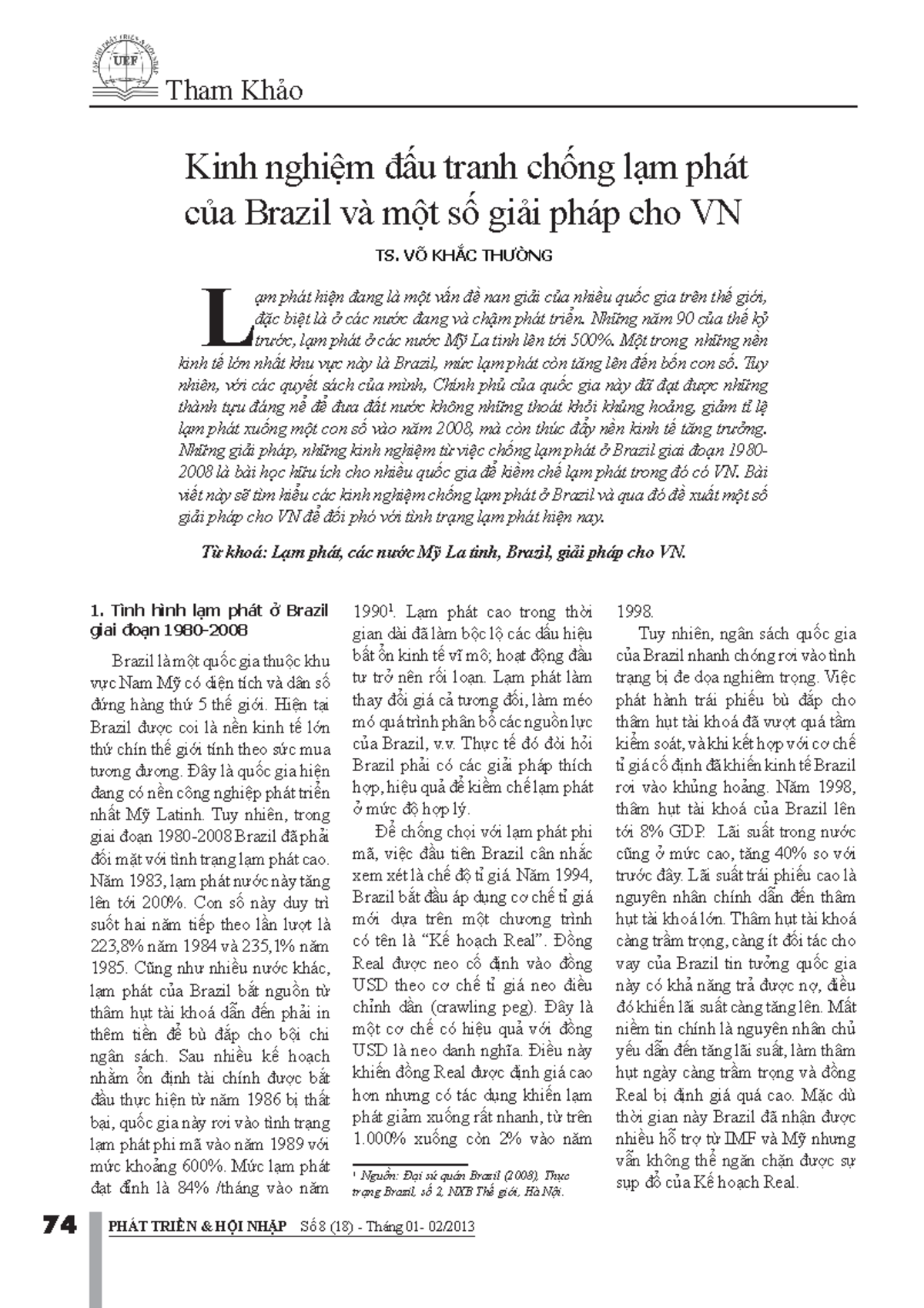 12270-Article Text-42689-1-10-2013 1119 - 74 PHÁT TRIỂN & HỘI NHẬP Số 8 ...