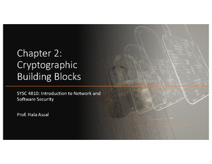 Lecture 1 - note - SYSC 3600 B Systems Simulation Ian Marsland ME SYSC 3600 B Systems Simulation ...