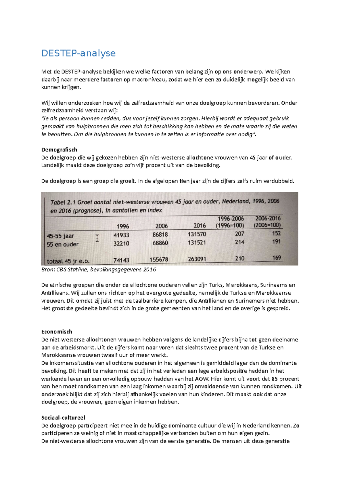 Destep analyse voorbeeld - DESTEP-analyse Met de DESTEP-analyse ...