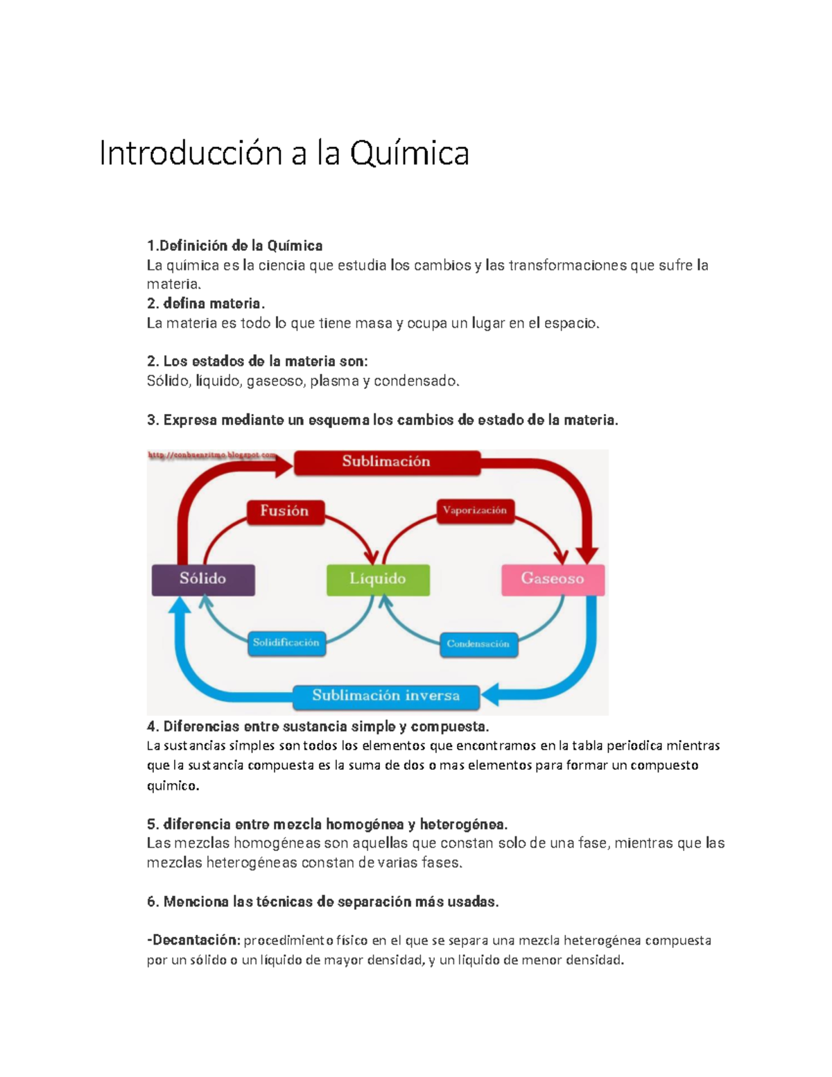 Introducción a la Química - Introducción a la Química 1ón de la Química ...