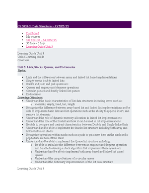 Cs3303 Graded-Quiz Unit 5 - CS 3303 - Studocu
