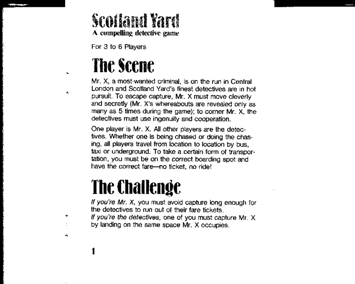 Scotland Yard - Summary Introduction to Computer Programming - Studocu