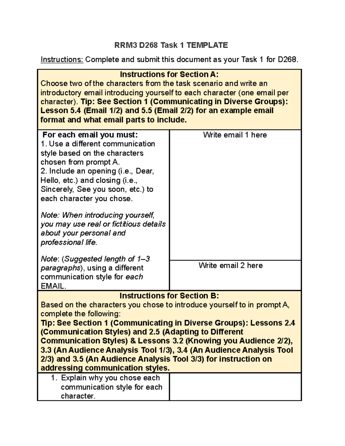 RRM3 D268 Task 1 Template - RRM3 D268 Task 1 TEMPLATE Instructions ...
