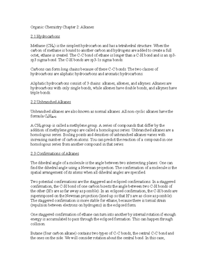 Ch. 41a Chapter 3 Textbook Notes - Organic Chemistry Chapter 3 Notes Ch ...