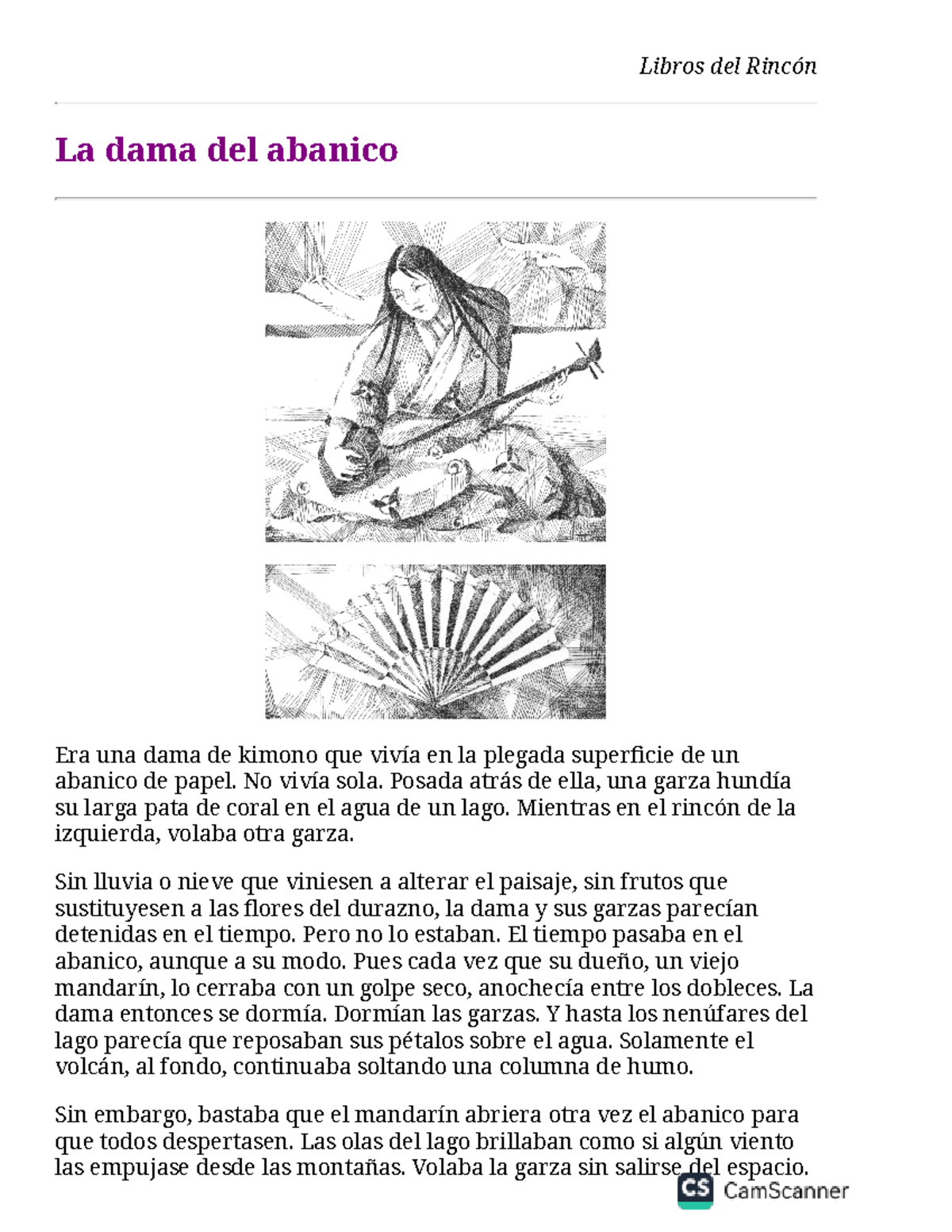 La dama del abanico - Libros del Rincón La dama del abanico Era una ...