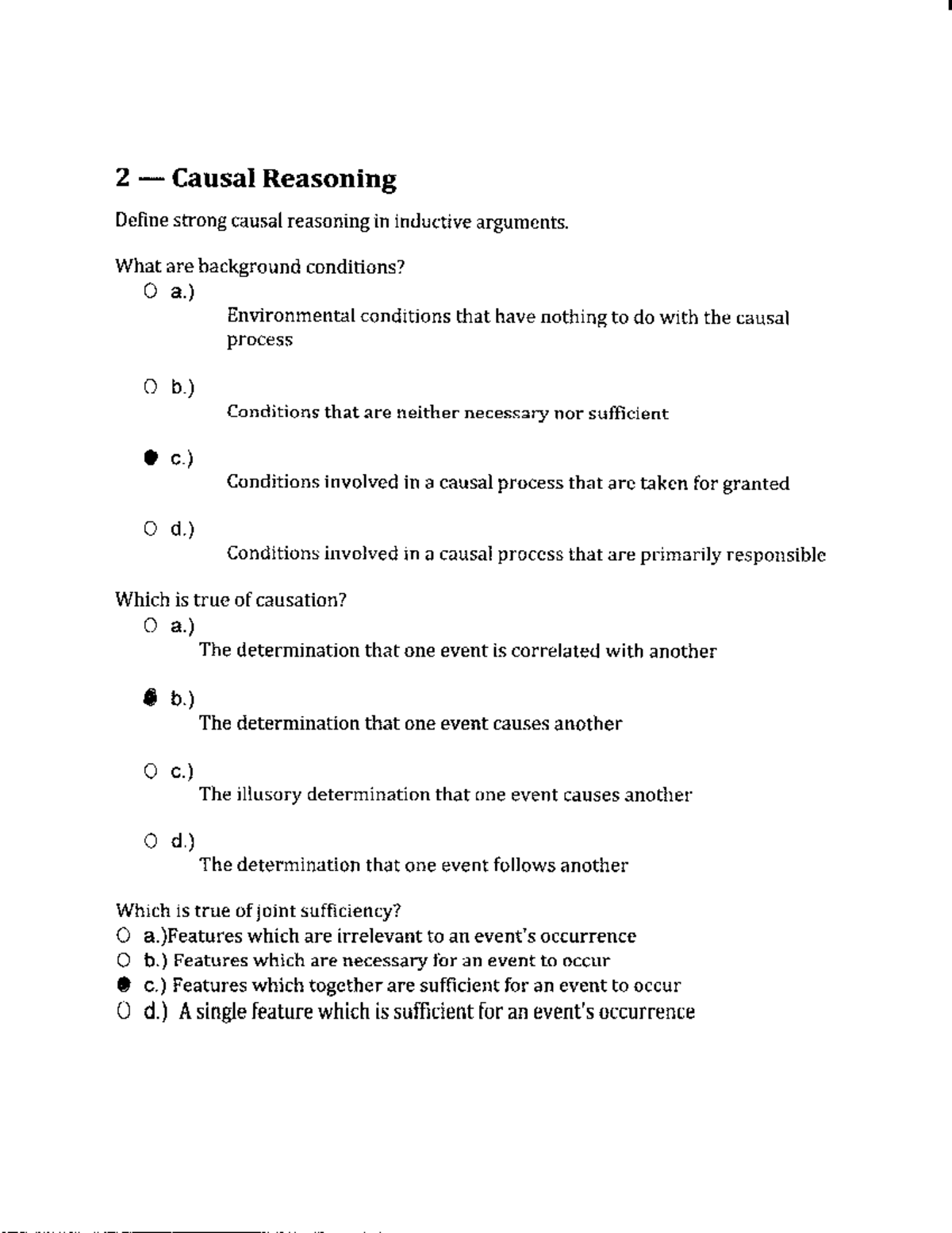 PHI2101 -UNIT 4 - Analyzing inductive arguments depending on their ...
