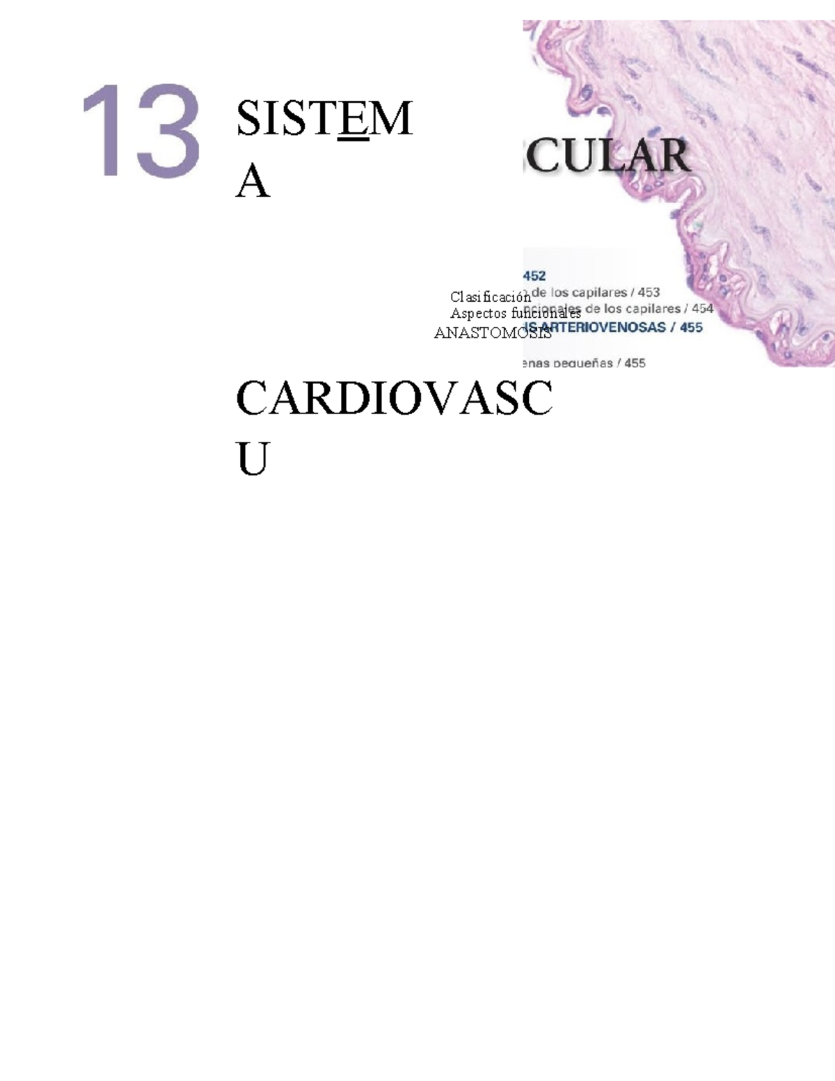 Texto y Atlas de Histología Ross 8ª edición - SISTEM A CARDIOVASC U ...