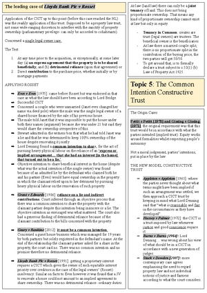 Gifts revision notes - Gifts- Equity + Trusts Rules and legal policy ...