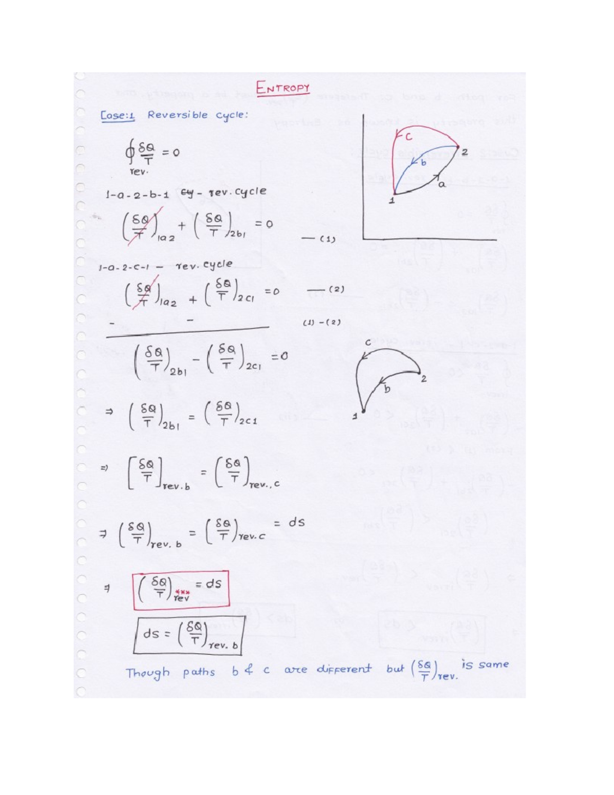 Thermodynamics Entropy class note1 - Studocu
