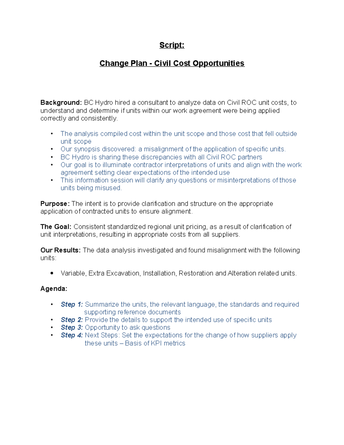 Unit Application Script Final - MGMT192 - VIU - Studocu