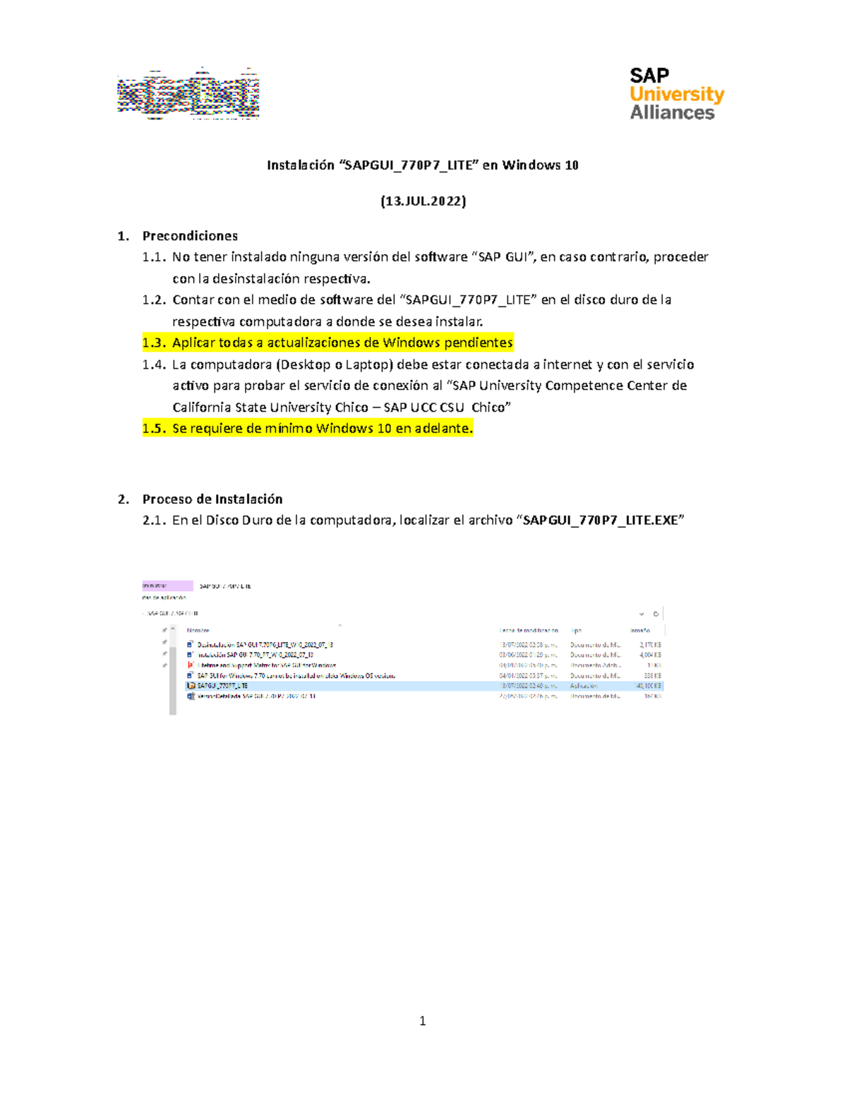 Instalación SAP GUI 7 - Sap GUIDE - Instalación “SAPGUI_770P7_LITE” en ...