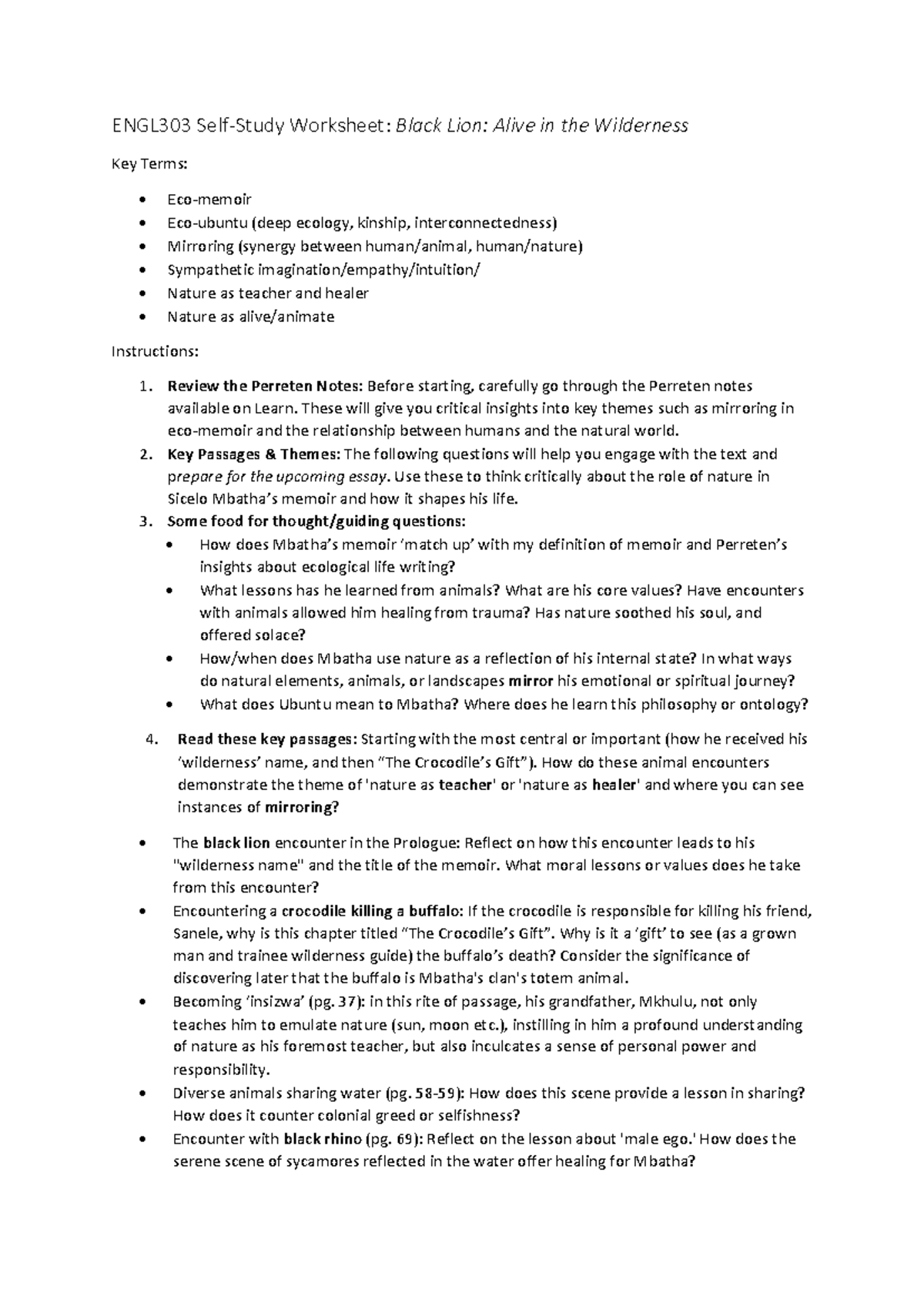 ENGL303 selfstudy moments of mirroring in Black Li 240930 225604 ...