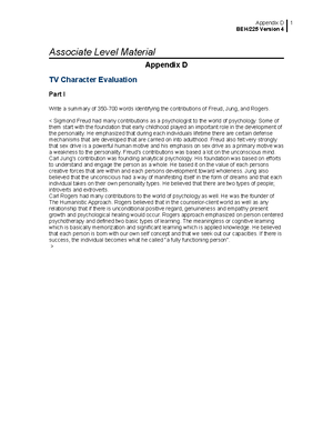 Beh225 appendix c - Classroom assignments - BEH/225 Version 4 Associate ...