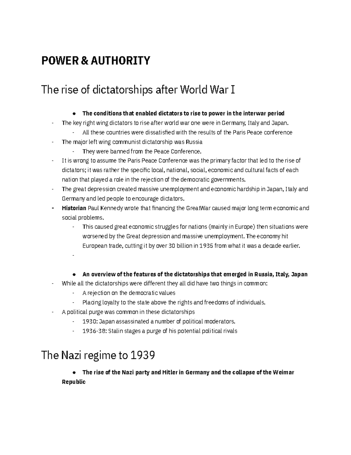 Power & Authority - Studocu