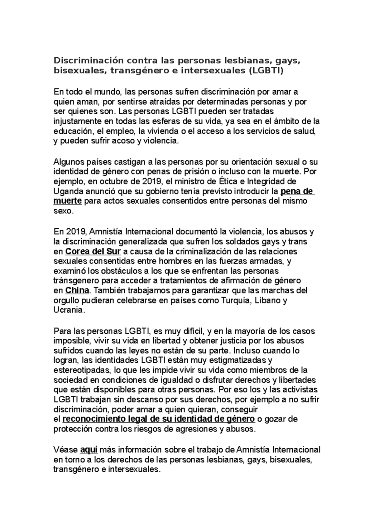 Inicio DE LA Discriminacion - Discriminación contra las personas ...