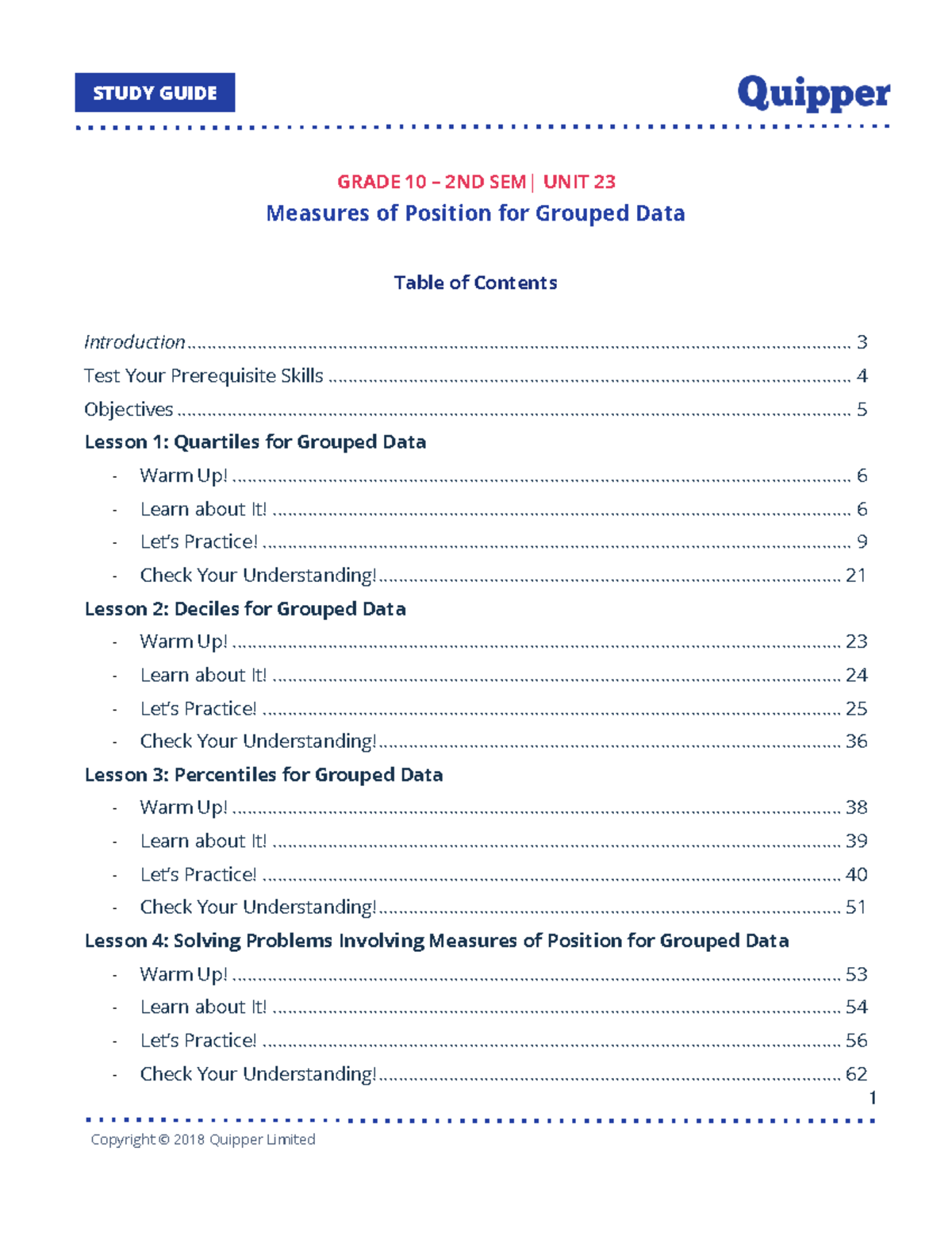 M10 08 Q4 FD - Measures of Position for Grouped Data - Measures of ...