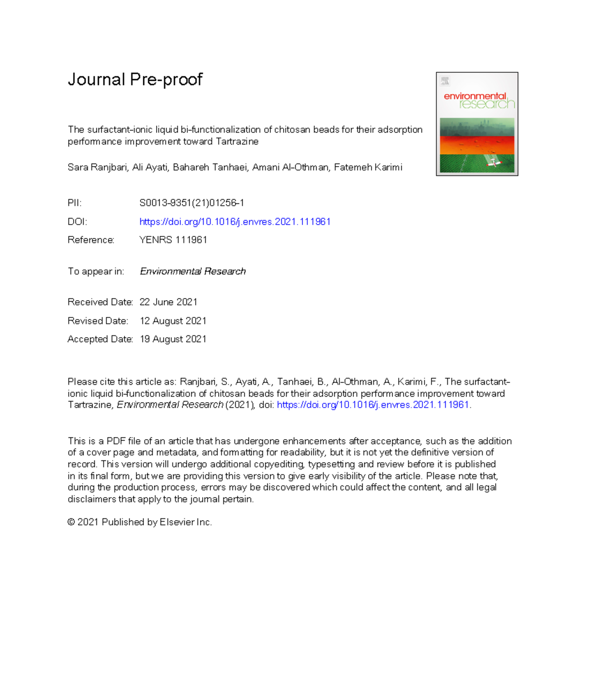 204-437-1-PB amarillo - Journal Pre-proof The surfactant-ionic liquid ...
