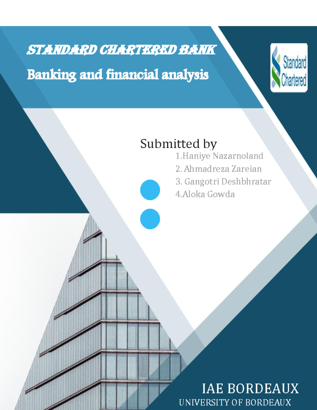 Banking report final - Standard Chartered Bank Banking and financial ...