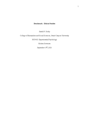 Informed Consent Form - Grand Canyon University Informed Consent and ...