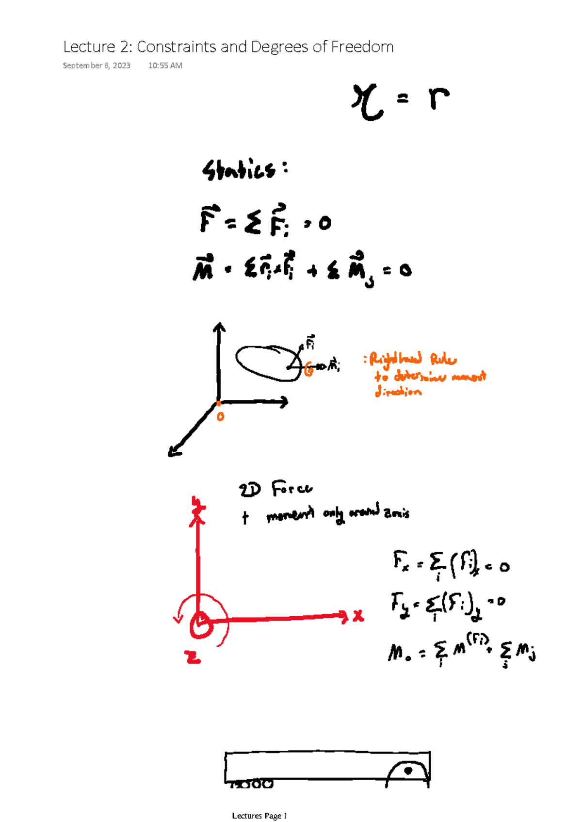 Lecture 2 Constraints And Degrees Of Freedom Engineering 317 Lecture 2 Constraints And