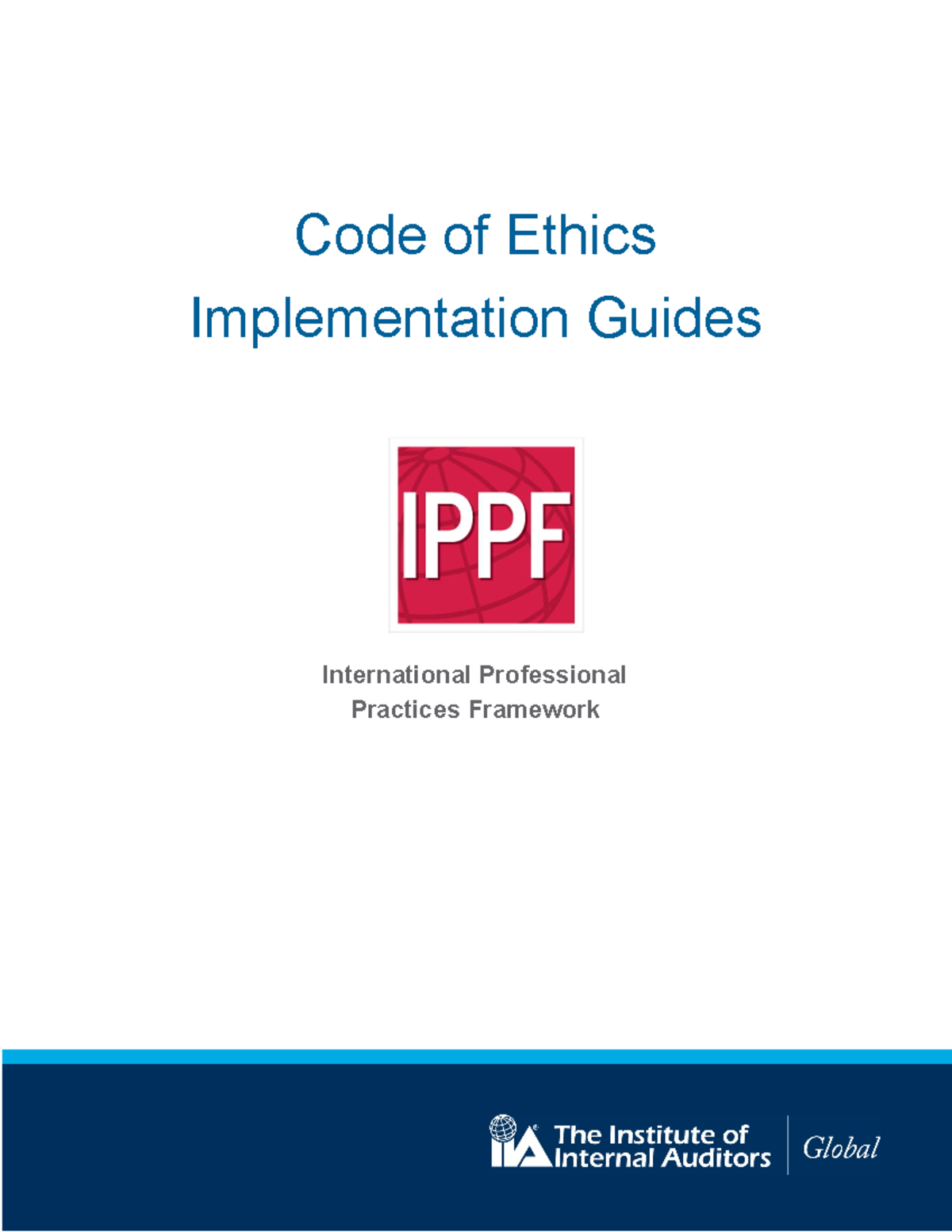 Code of Ethics Principles Integrity - International Professional ...