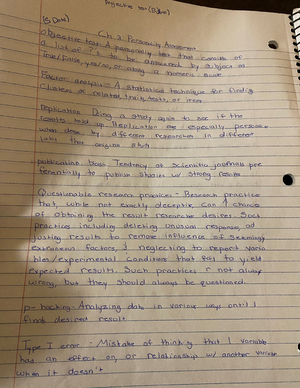 PSYC 201 Journal 3 - Chapter 9 asserts that "[i]ndividual differences ...