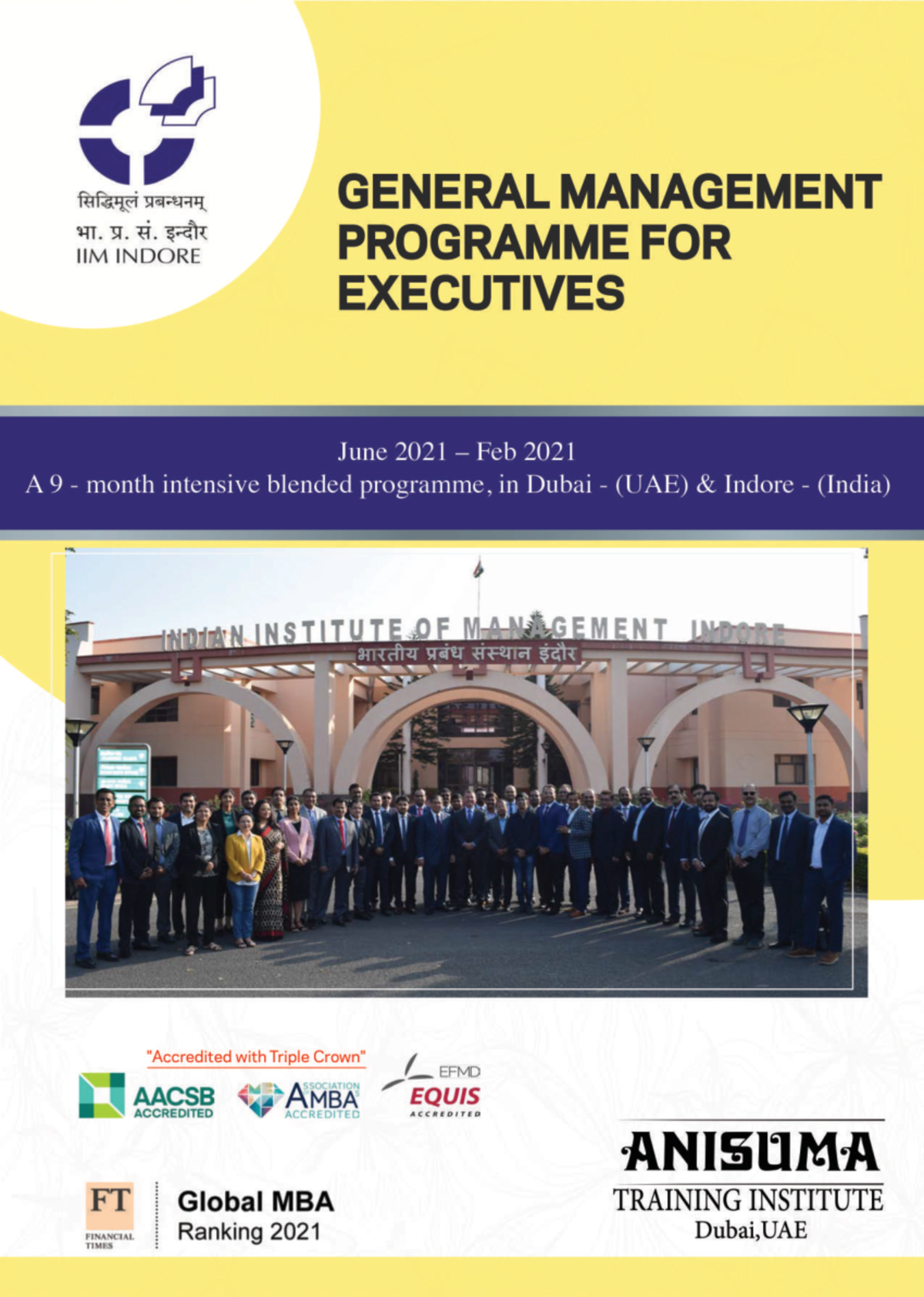 GMPe6 Brochure Jun21 Feb22 - General Management Programme Overview ...