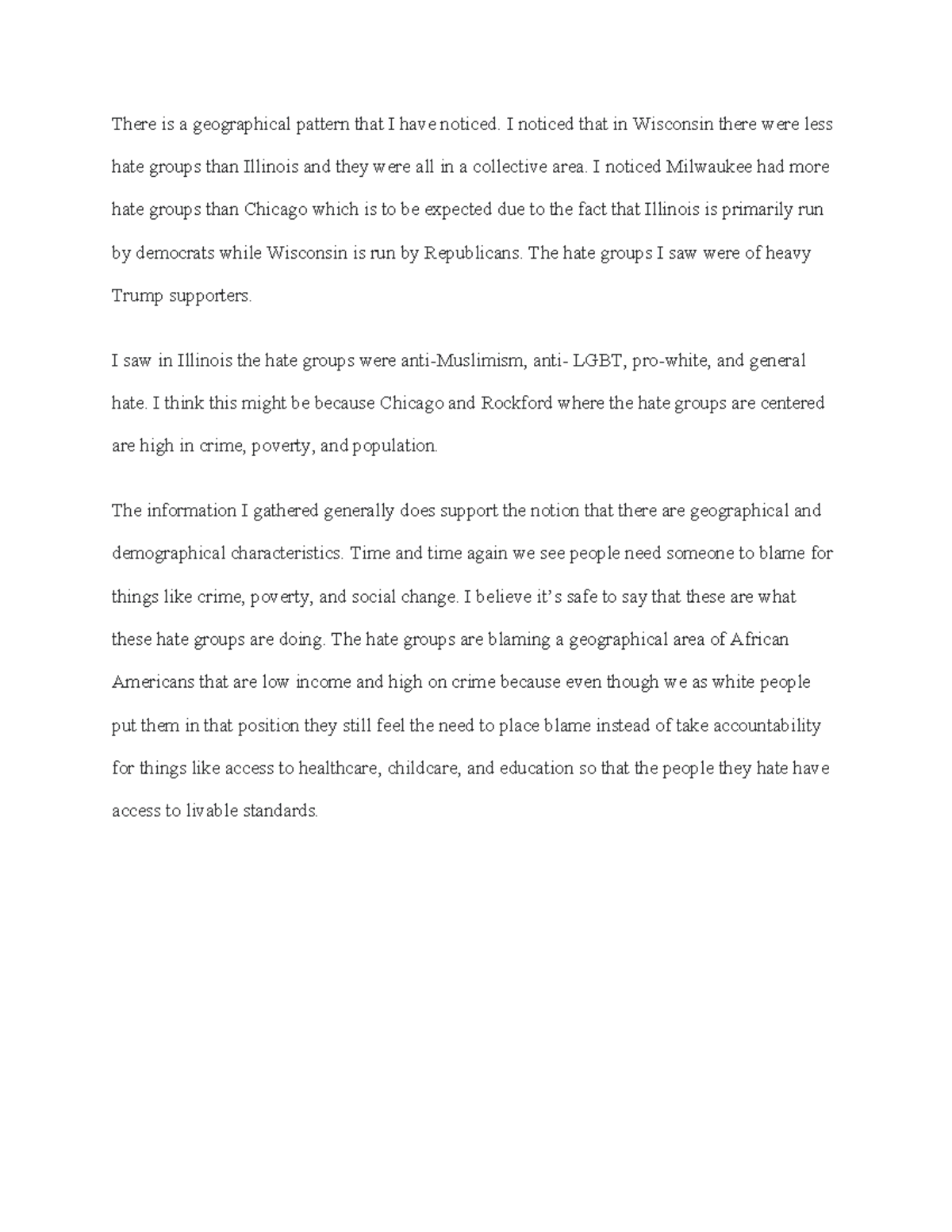 Devience short paper - Deviant behavior - There is a geographical ...