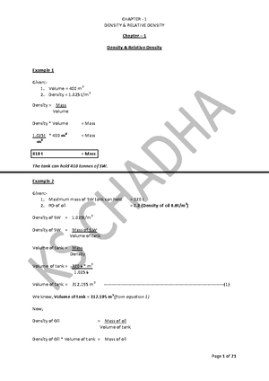4 - Solved problems of chapter 4 of ship stability - Stability – I : Chapter 4 2 Comments•4,004 ...