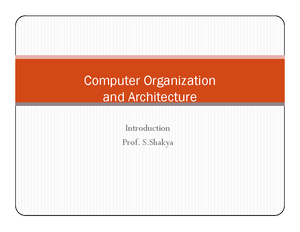 HW-5-Answers. Computer Architecture - Homework 1 Due date 9/ Q1 ...