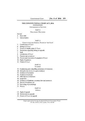 Local Courts Act - hjggh - REPUBLIC OF ZAMBIA THE LOCAL COURTS ACT ...