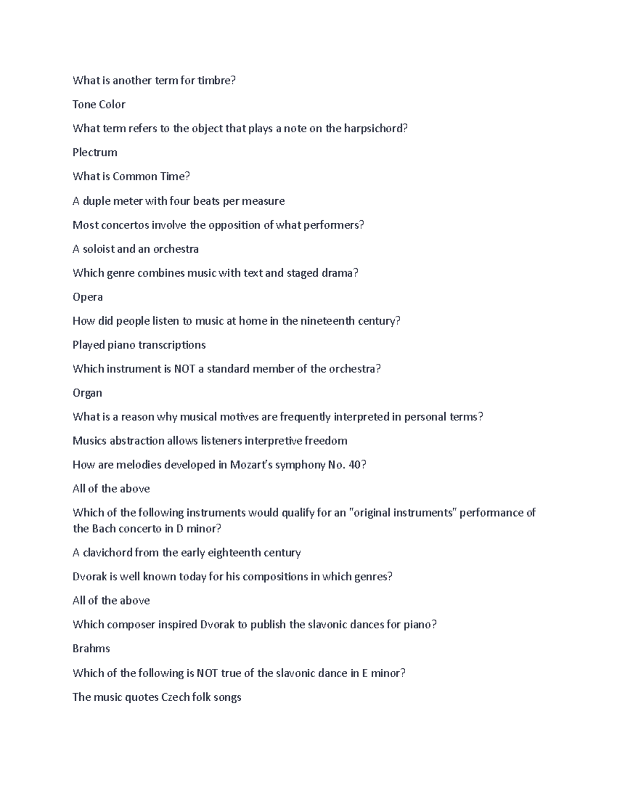 Mus 1751 chap 2 - These are notes/materials to practice for future ...