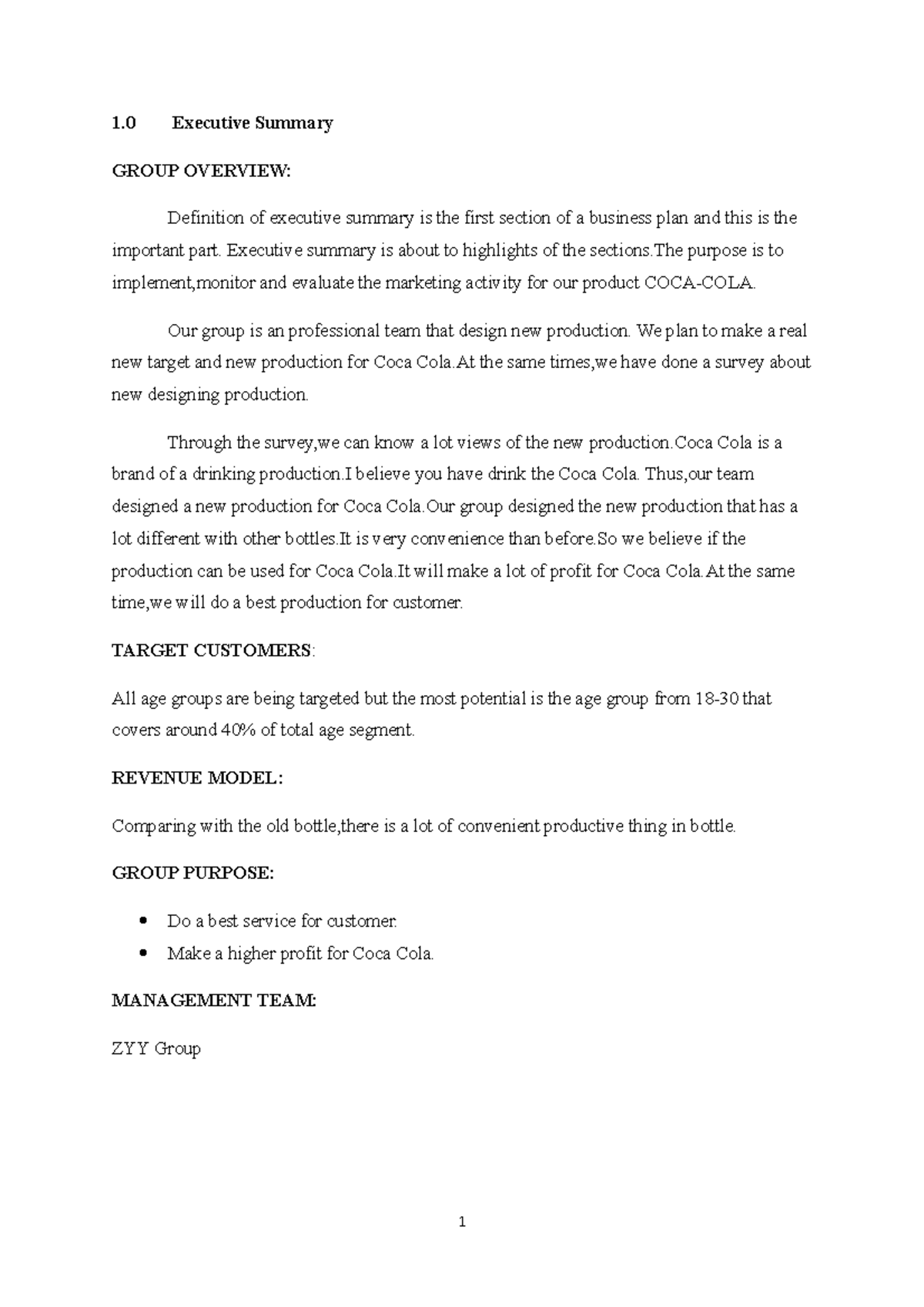report-ytuk7t-1-executive-summary-group-overview-definition-of