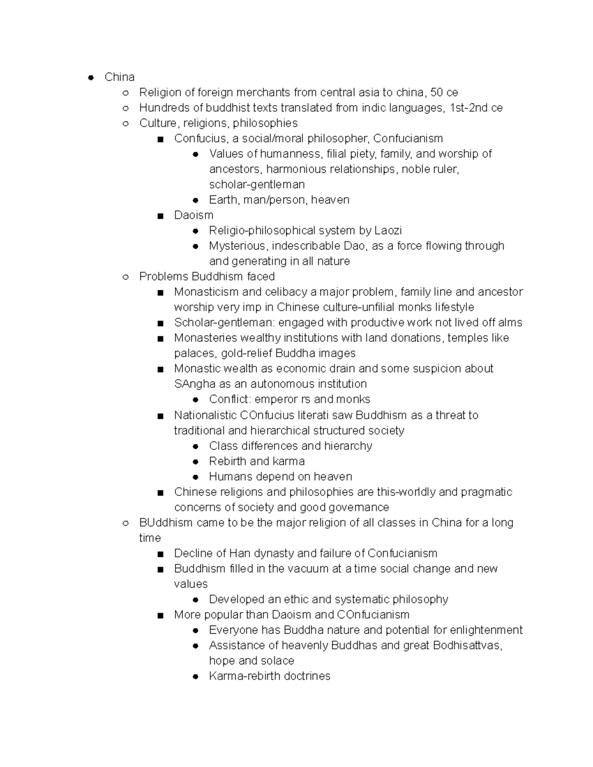 Buddhism Lecture Notes - China Religion of foreign merchants from ...