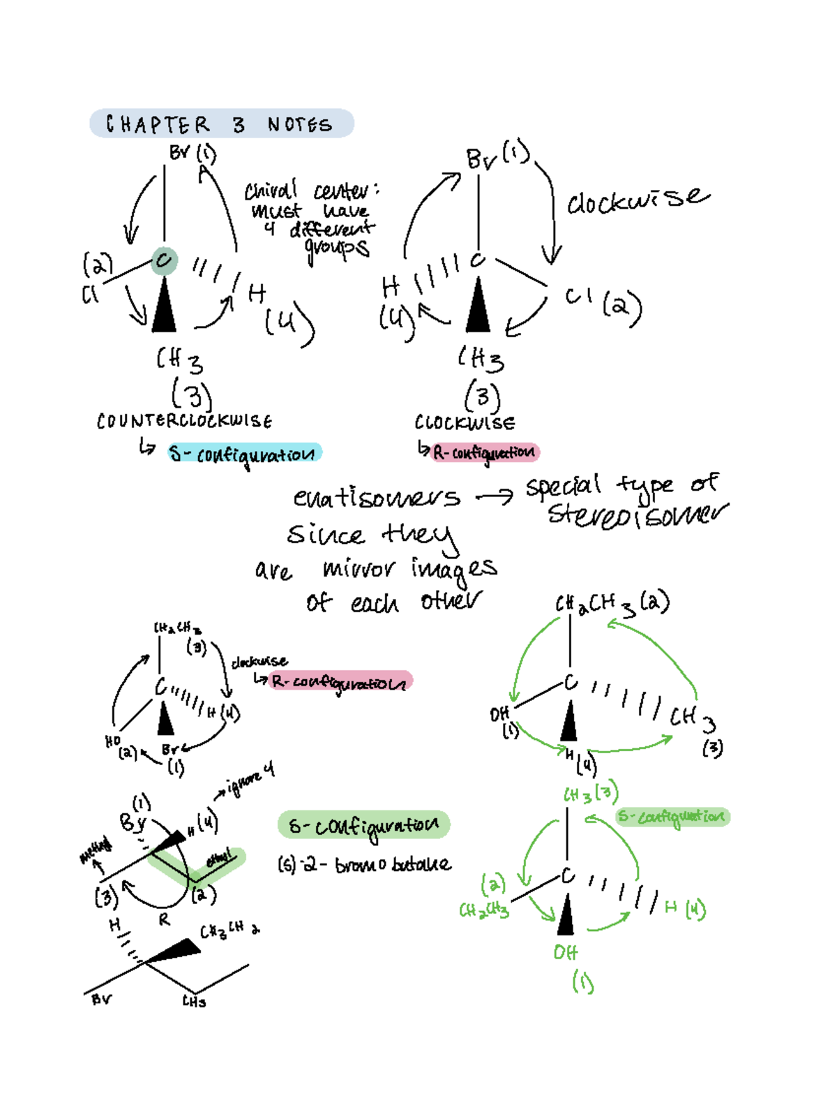Organic Chemistry Chapter 3 Notes - CHAPTER 3 NOTES BV 11 Bull Indigent ...
