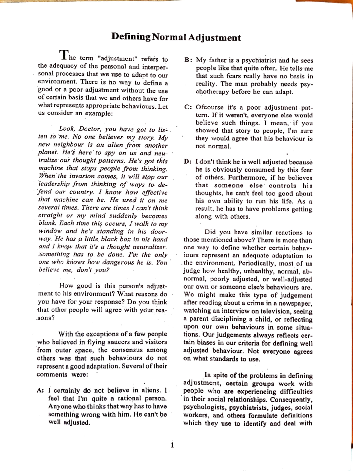 GAS Manual - Defining NormalAdjustment The term "adjustment" refers, to ...