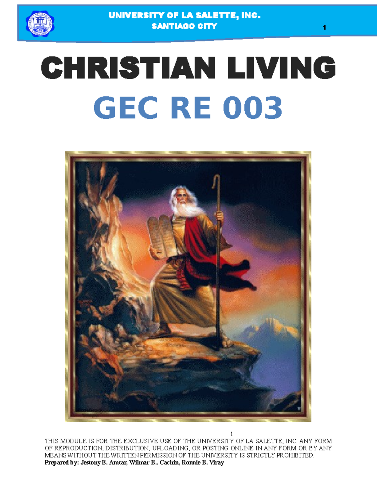 GEC-RE-003- Finals- Module-NO-ACT - THIS MODULE IS FOR THE EXCLUSIVE ...