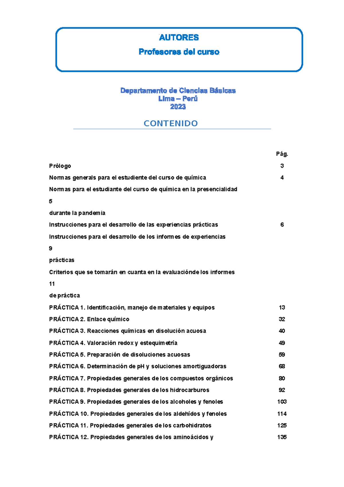 Guia - bbbbbbbbbbbbbbb - CONTENIDO Pág. Prólogo 3 Normas generals para ...