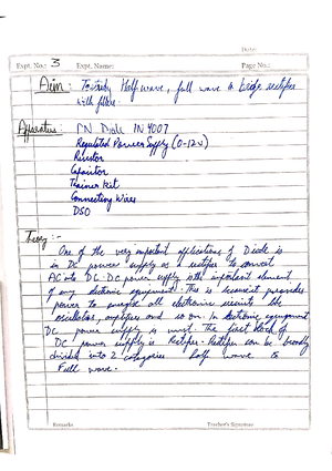 BEE - Module 3 - Op-Amp watermark - Basic Electronics Engineering - Studocu